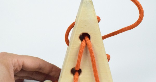 Cheese Threading (Montessori) - Natural Wooden Educational Toy